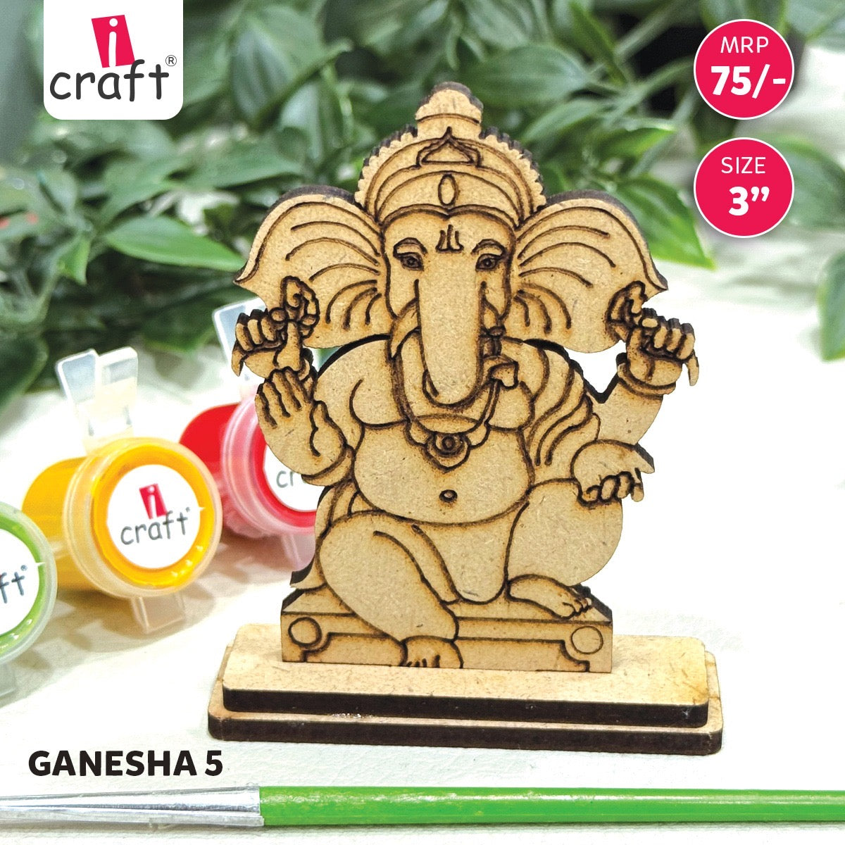 Mini ganesha - 5 – Anu art and craft supplies